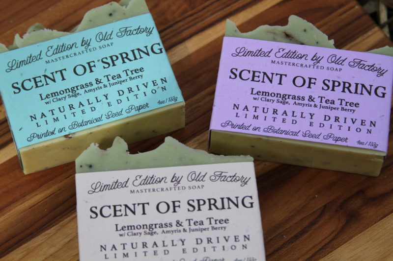 LIMITED EDITION – Scent of Spring with Plantable Label | Old Factory Soap