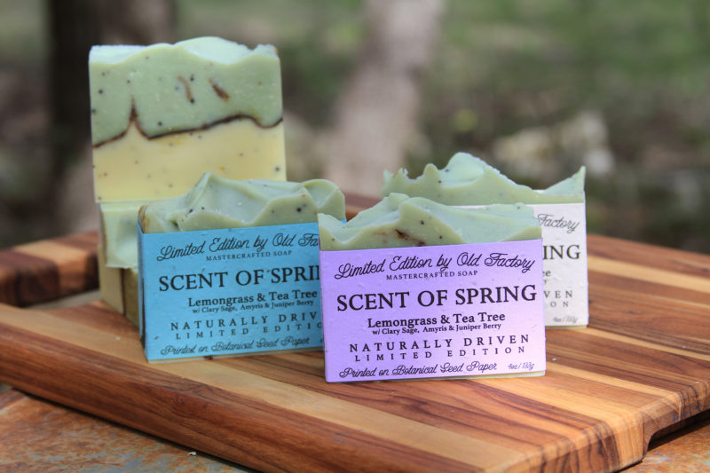 LIMITED EDITION – Scent of Spring with Plantable Label | Old Factory Soap