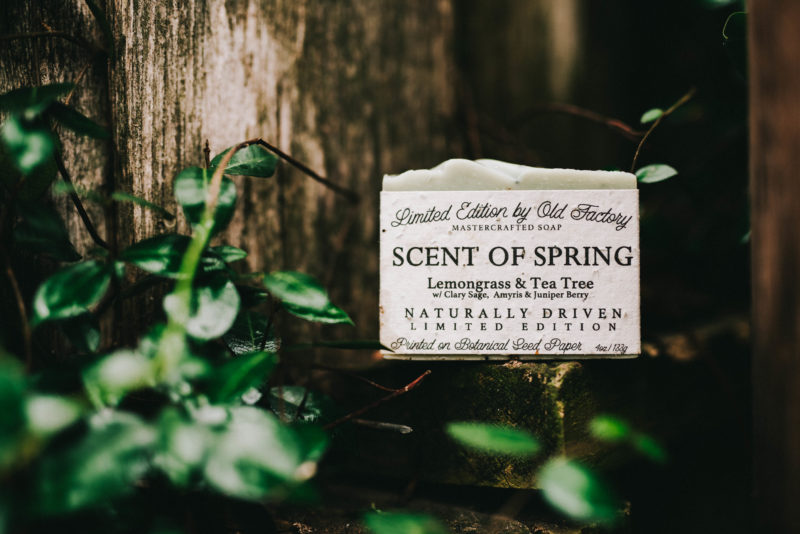 LIMITED EDITION – Scent of Spring with Plantable Label | Old Factory Soap