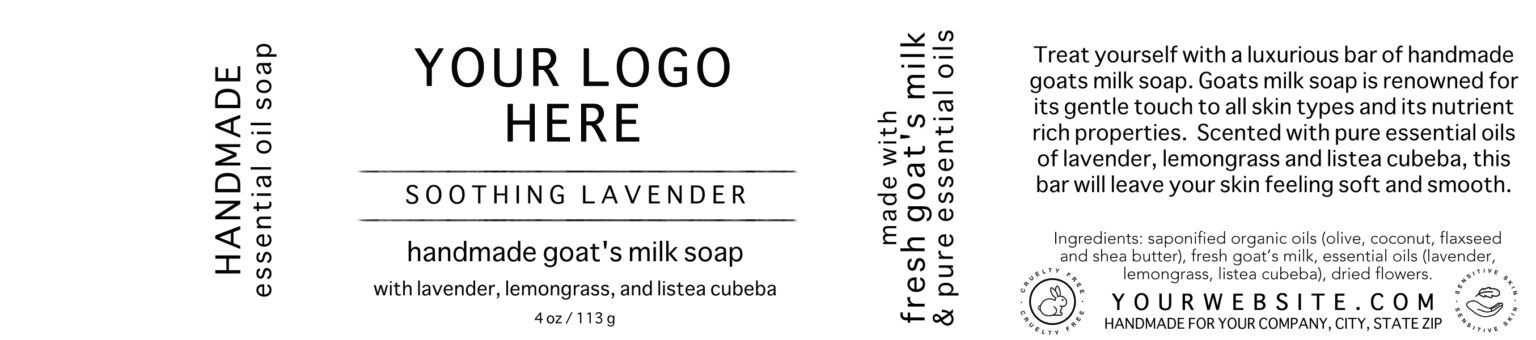 YOUR LOGO HERE - Private label soap | Old Factory Soap
